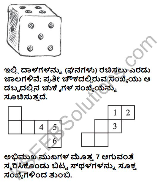 KSEEB Solutions For Class 7 Maths Chapter 15 Ghanakrutigalu Ex 15 1 KSEEB Solutions For Class 7 Maths Chapter 15 Ghanakrutigalu Ex 15 1