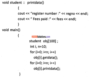 2nd PUC Computer Science Model Question Paper 2 with Answers – KTBS ...